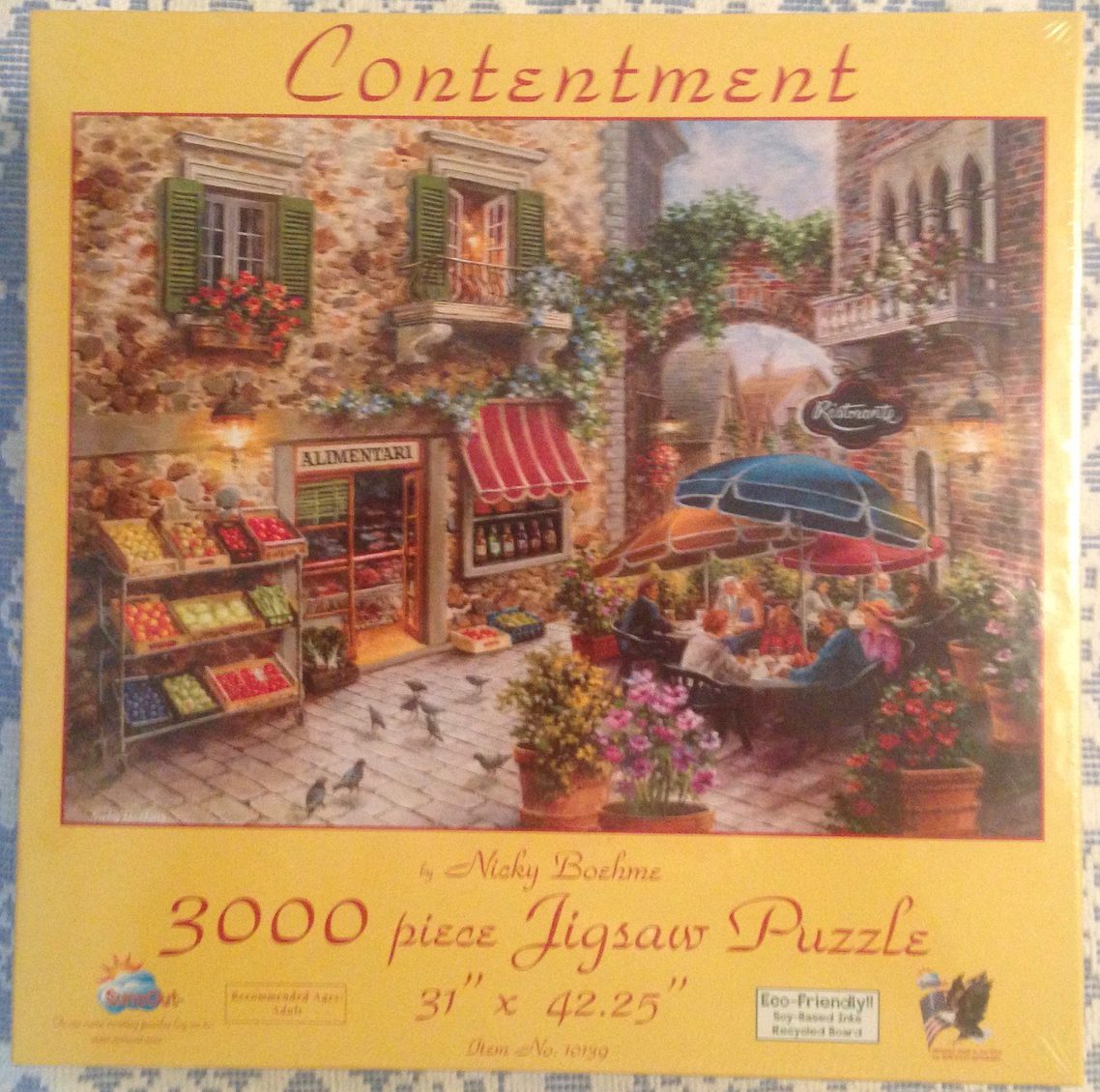 3000, SunsOut, Contentment, Nicky Boehme - Rare Puzzles