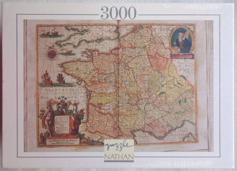 3000, Nathan, Ancient Map, Mercator - Rare Puzzles