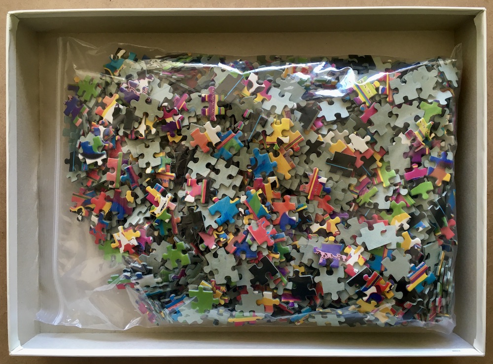 1500, Ravensburger, Rainbow Cow, Unknown Artist - Rare Puzzles