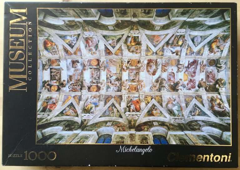 1000, Clementoni, The Sistine Chapel, Michelangelo - Rare Puzzles