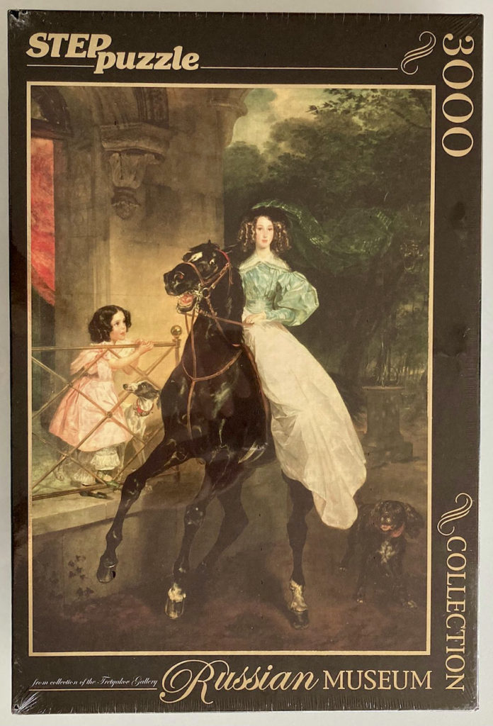 3000, Step, Lady on Horseback, Karl Bryullov - Rare Puzzles