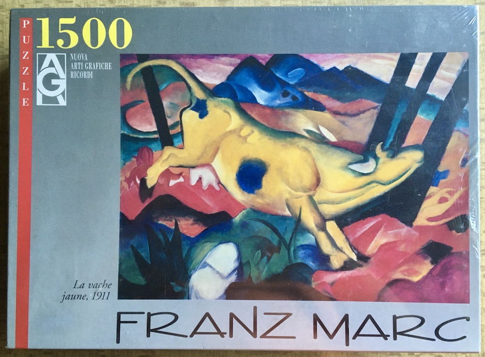 1500, Ricordi, The Yellow Cow, Franz Marc - Rare Puzzles