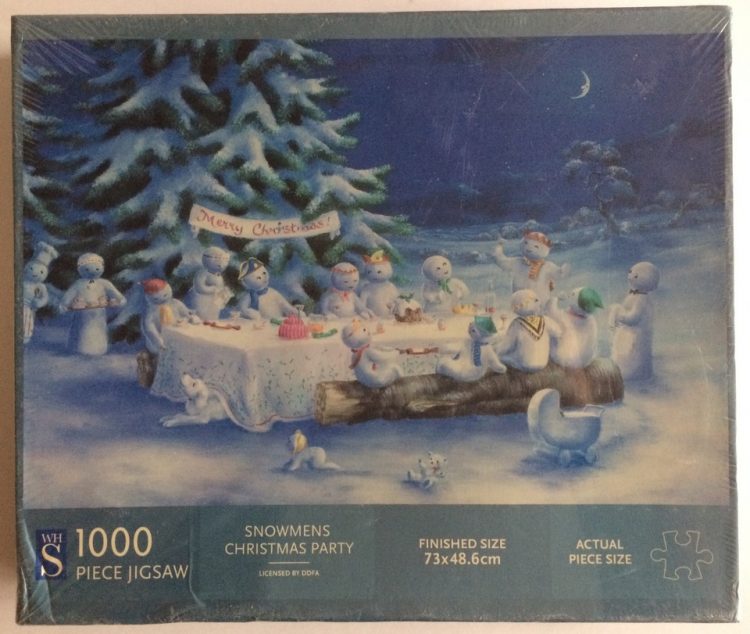 1000, WHSmith, Snowmen's Christmas Party - Rare Puzzles