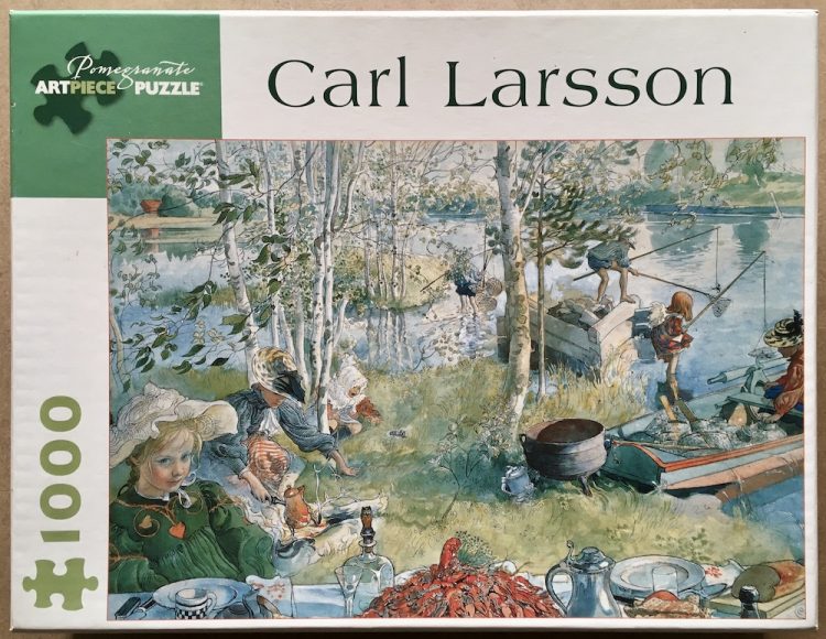 1000, Pomegranate, Crayfishing, Carl Larsson - Rare Puzzles