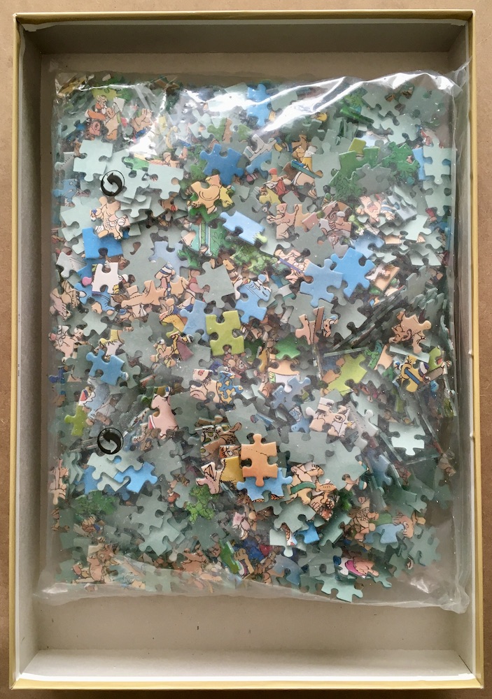 1500, Jumbo, Fun around the Pool, Jan van Haasteren - Rare Puzzles