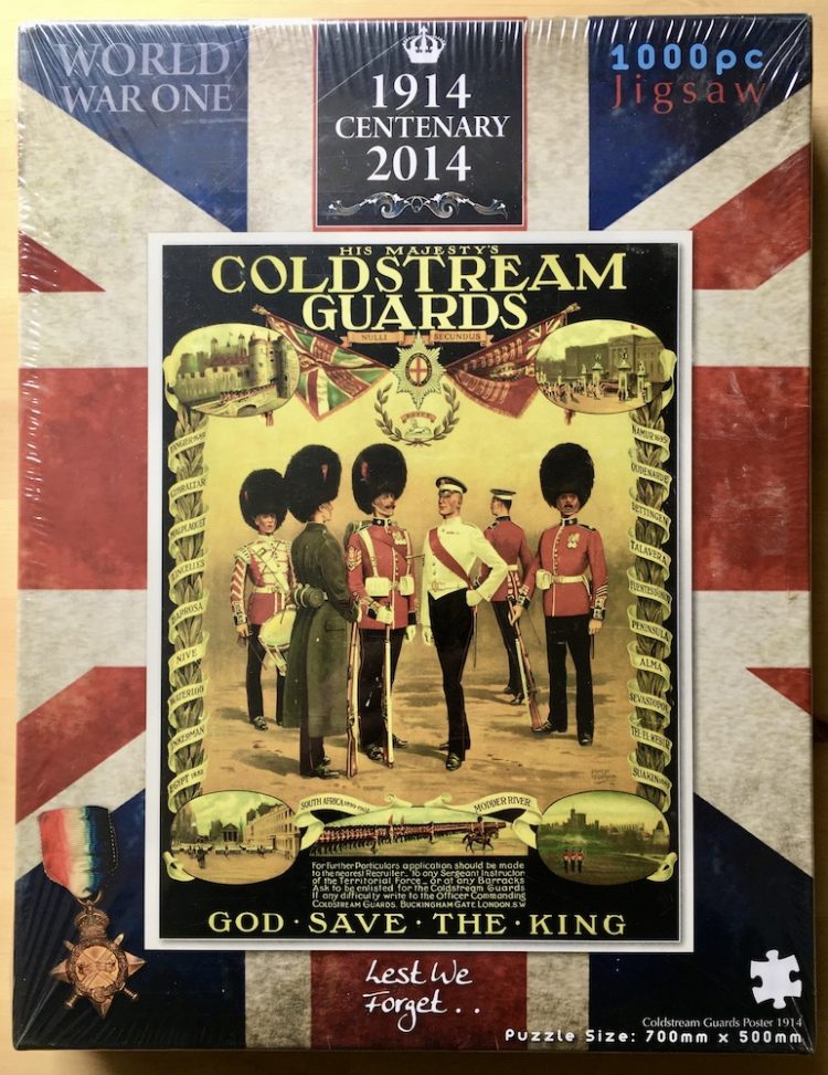 1000, The Works, Coldstream Guards Poster 1914 - Rare Puzzles