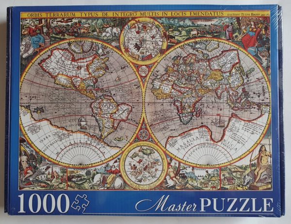 1000, Educa, Ancient World Map, Joan Baptista Vrints - Rare Puzzles