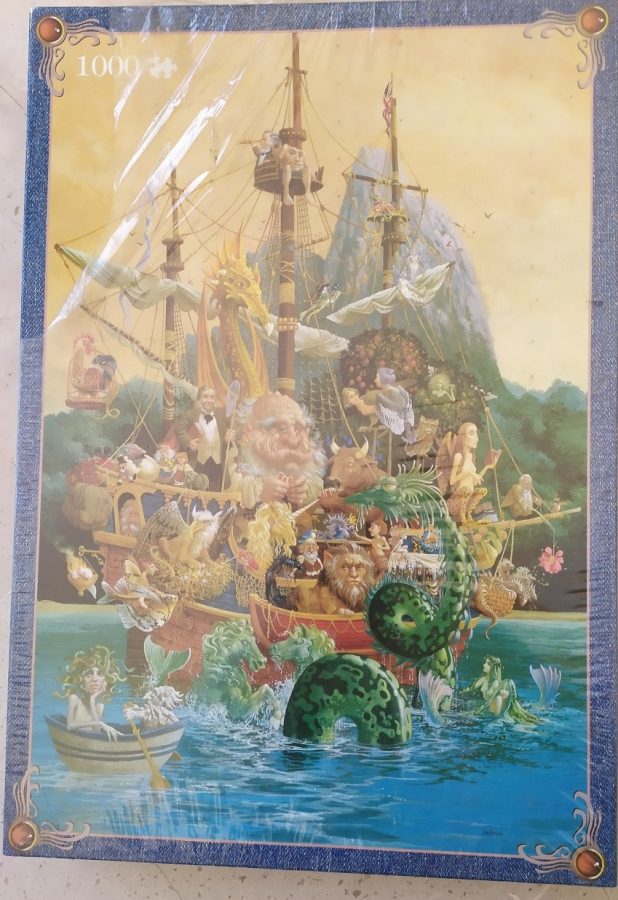 1000, Jumbo, Voyage of the Basset, James Christensen - Rare Puzzles