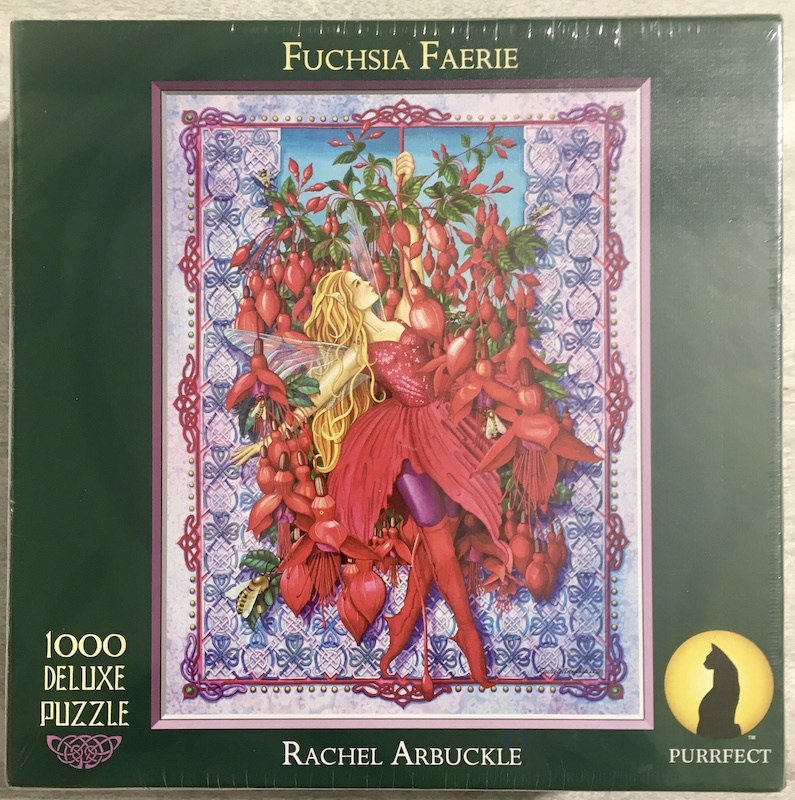 1000, Purrfect, Fuchsia Faerie, Arbuckle - Rare Puzzles