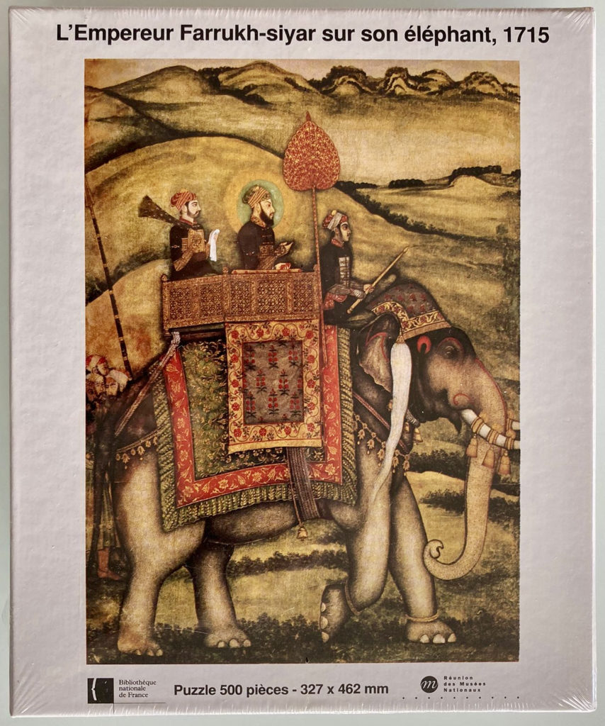 500, BNF, The Emperor Farrukhsiyar on his Elephant - Rare Puzzles