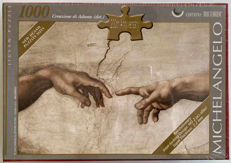 1000, Ricordi, The Creation of Adam (fragment) - Rare Puzzles