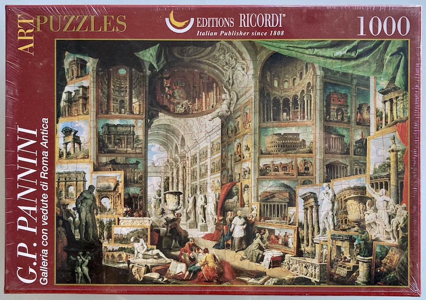 1000, Ricordi, Gallery with Views of Ancient Rome - Rare Puzzles