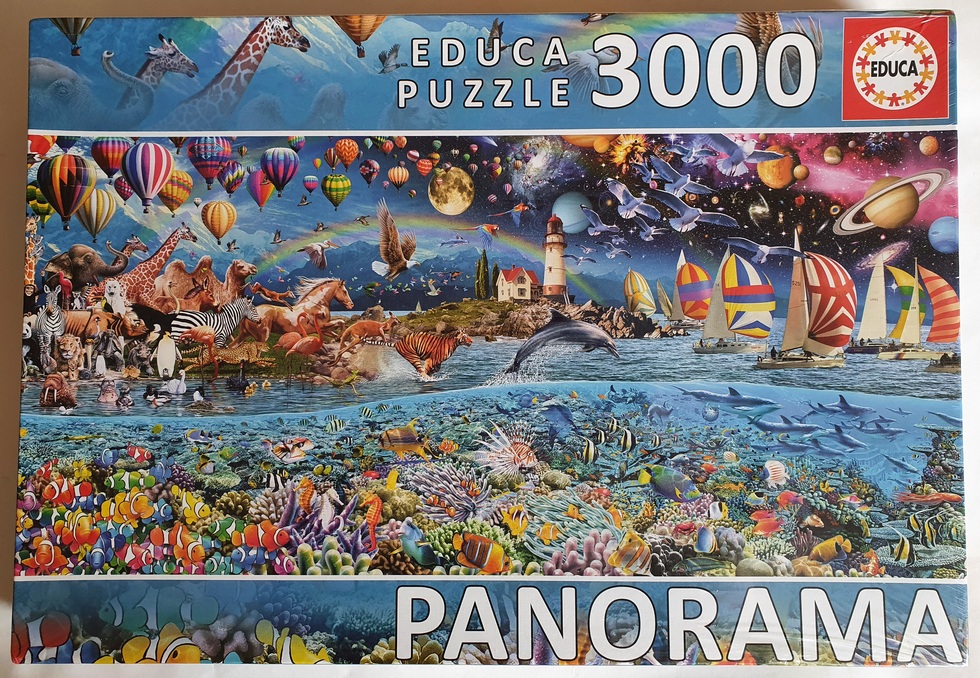 3000, Educa, Life, Royce B. McClure, Panorama - Rare Puzzles