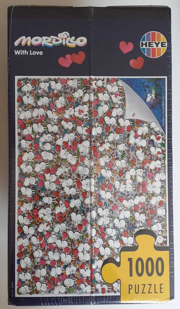 1000, Heye, With Love, Guillermo Mordillo - Rare Puzzles