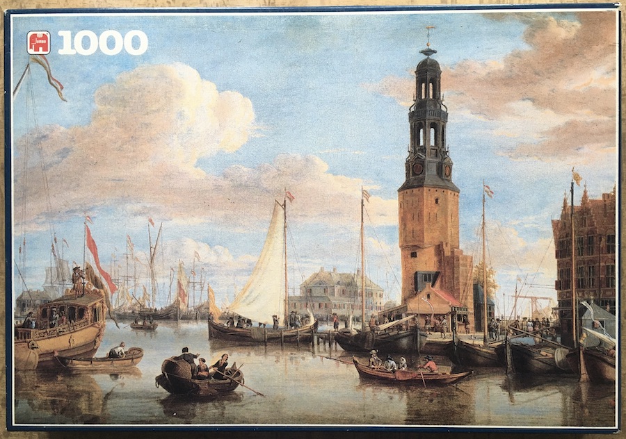 1000, Jumbo, The Amsterdam Harbor, Abraham Storck - Rare Puzzles