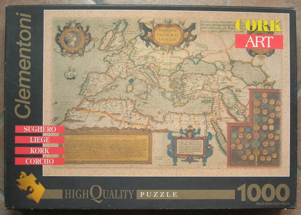1000, Clementoni, Old Map - Rare Puzzles