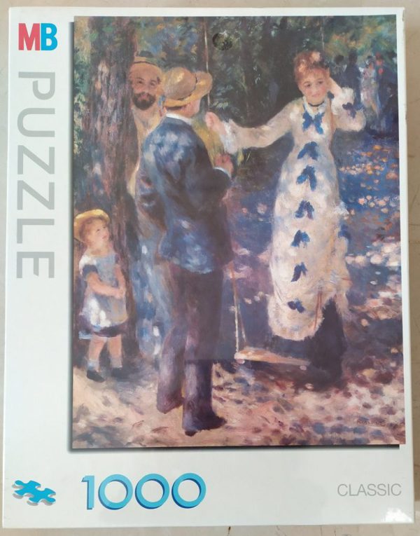 1000, MB, The Swing, Pierre-Auguste Renoir - Rare Puzzles