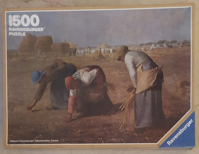 1500, Ravensburger, The Gleaners, Jean-François Millet - Rare Puzzles