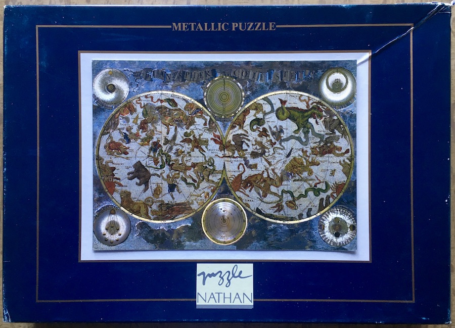 1000, Nathan, Map of the Zodiac (Metallic) - Rare Puzzles