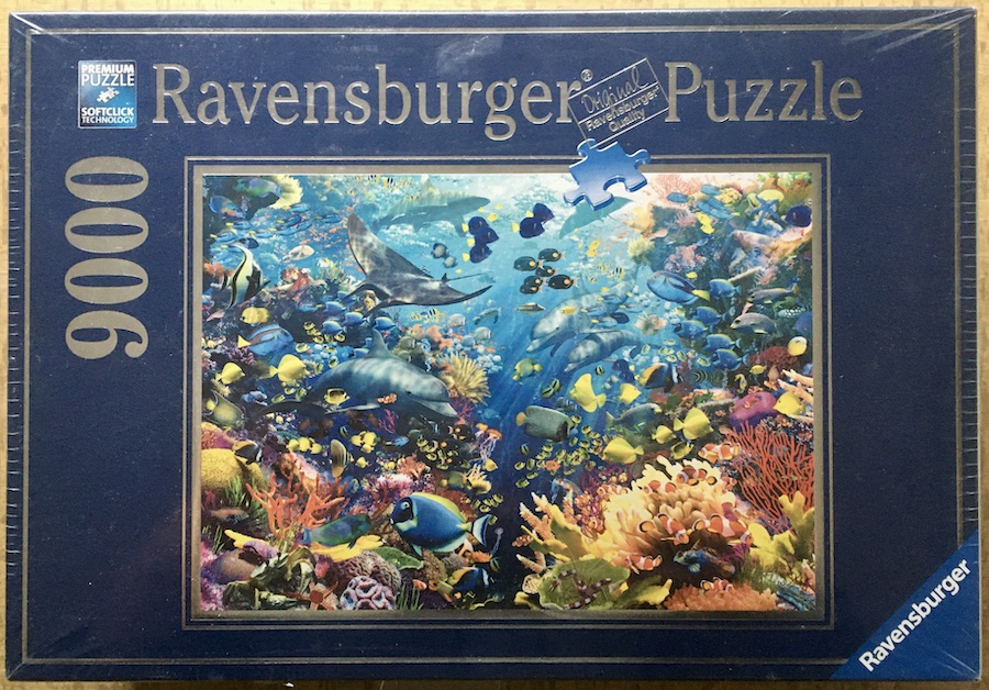 9000, Ravensburger, Underwater Paradise, Penfound - Rare Puzzles