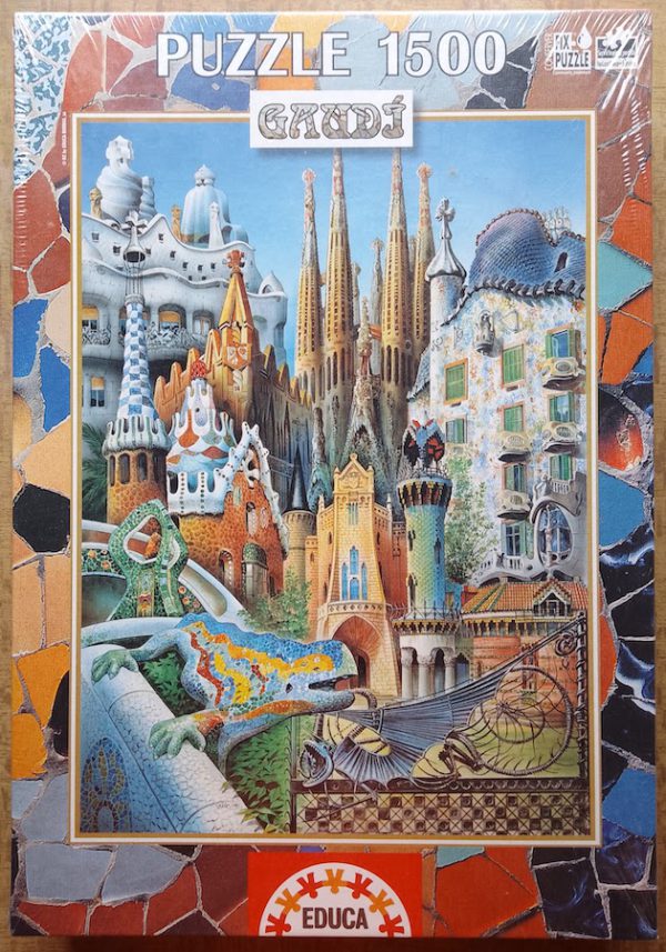 1500, Educa, Gaudí Collage, Monés - Rare Puzzles