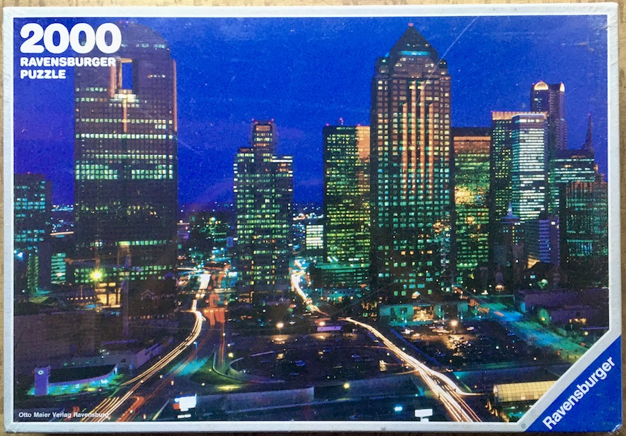 2000, Ravensburger, Dallas, Texas - Rare Puzzles
