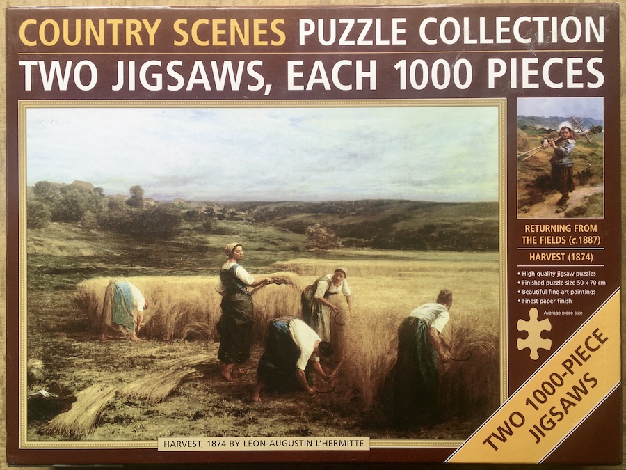 1000x2, Peony Press, Harvest & Returning from the Fields - Rare Puzzles