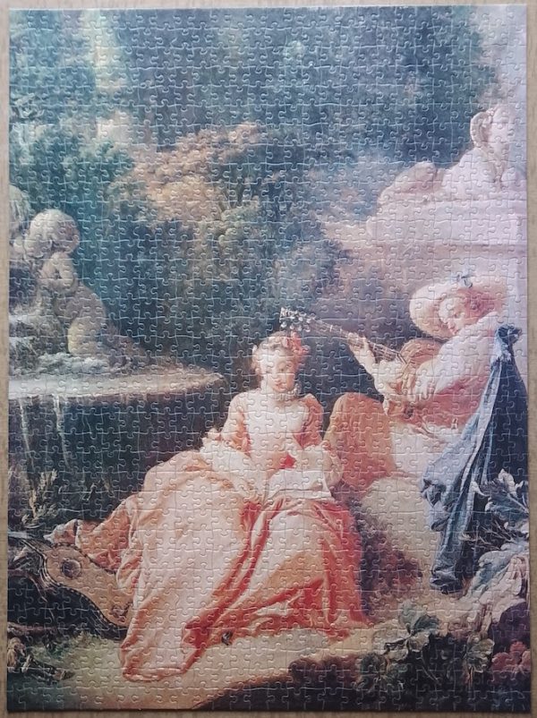 1000 Nathan The Music Lesson François Boucher Rare Puzzles