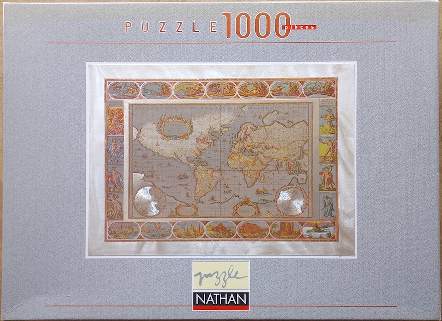 1000, Nathan, Historical Map (Metallic) - Rare Puzzles