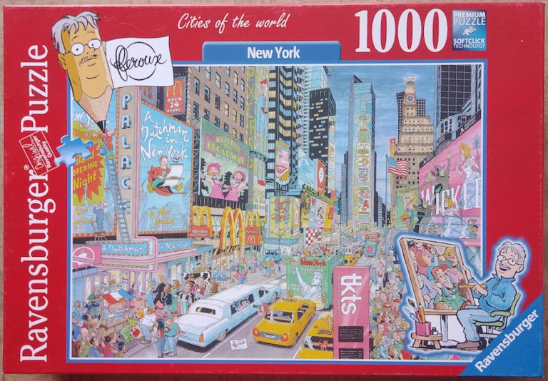 1000, Ravensburger, New York, Frans Le Roux - Rare Puzzles