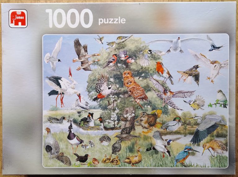1000, Jumbo, Bird Collage, Eke van Mansvelt - Rare Puzzles