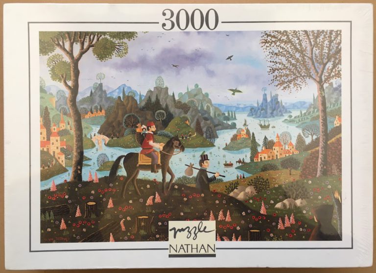 3000, Nathan, Landscape with Horseman, Thomas - Rare Puzzles