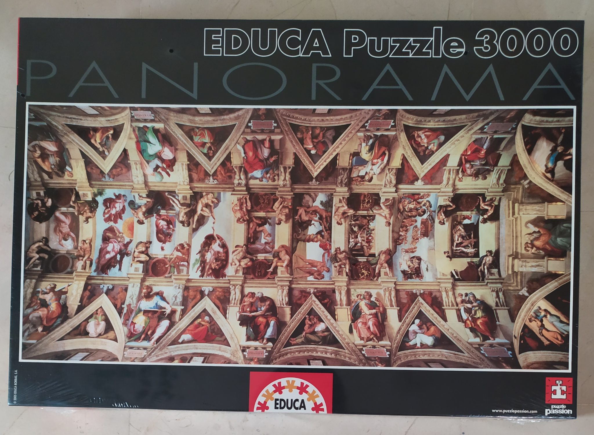 3000, Educa, Sistine Chapel, Michelangelo - Rare Puzzles