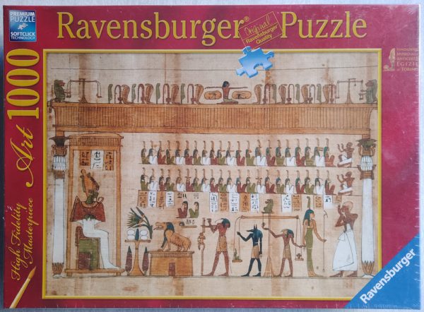 1000, Ravensburger, Egyptian Papyrus, 26th Dynasty - Rare Puzzles