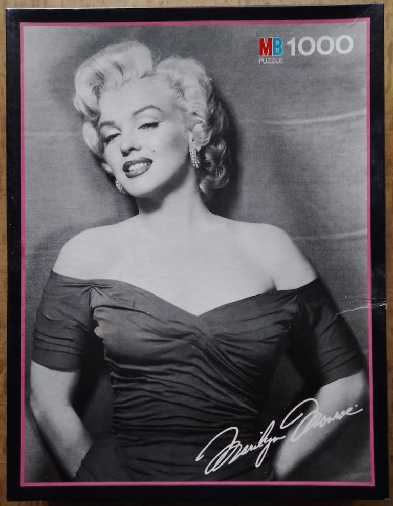 1000, MB, Marilyn Monroe - Rare Puzzles