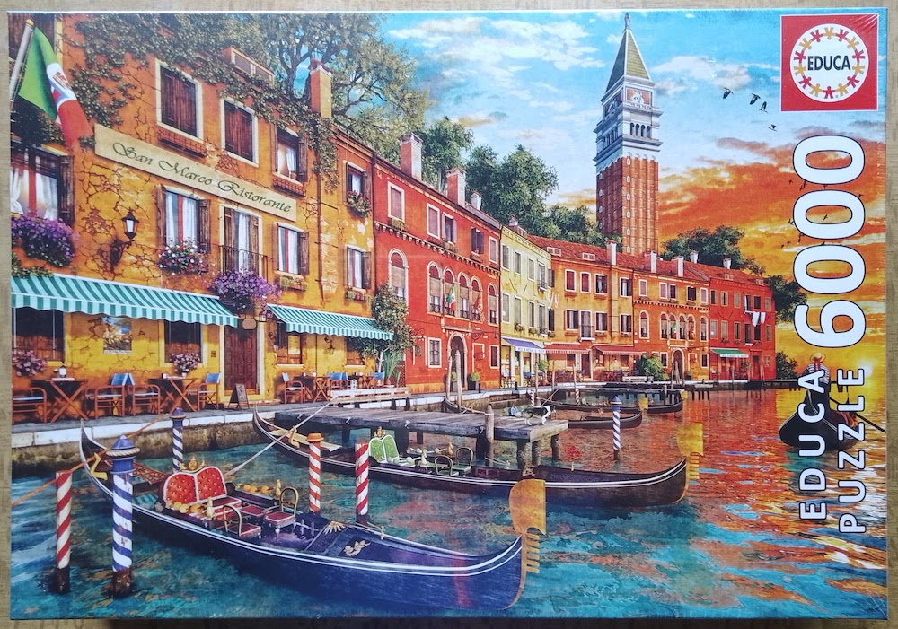 6000, Educa, San Marco Sunset, Davison - Rare Puzzles