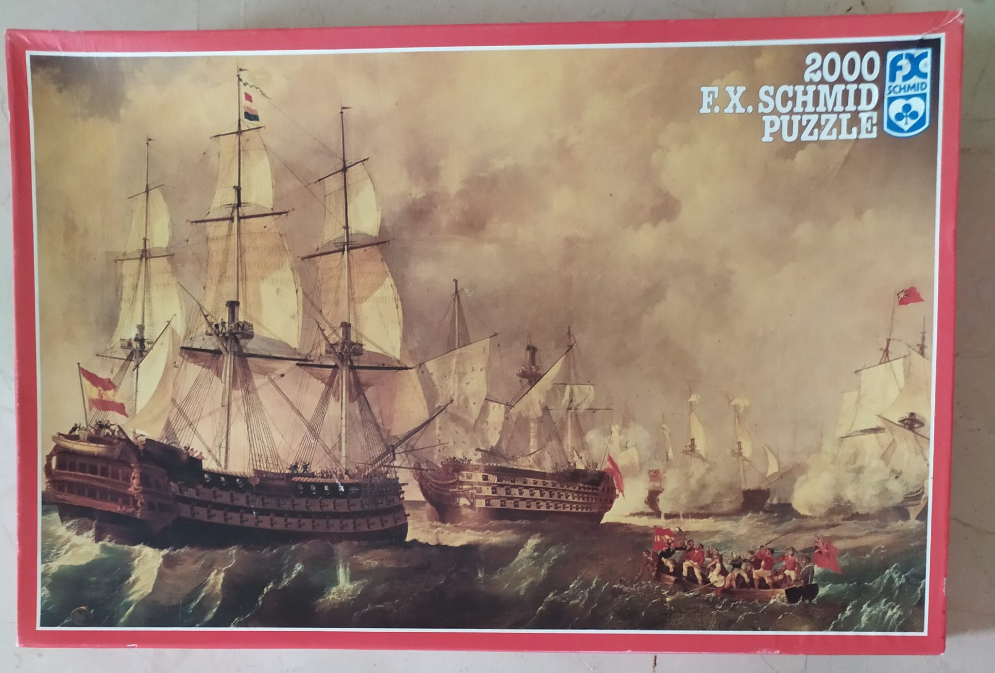 4000, Schmidt, The Battle of Trafalgar, Auguste Mayer - Rare Puzzles