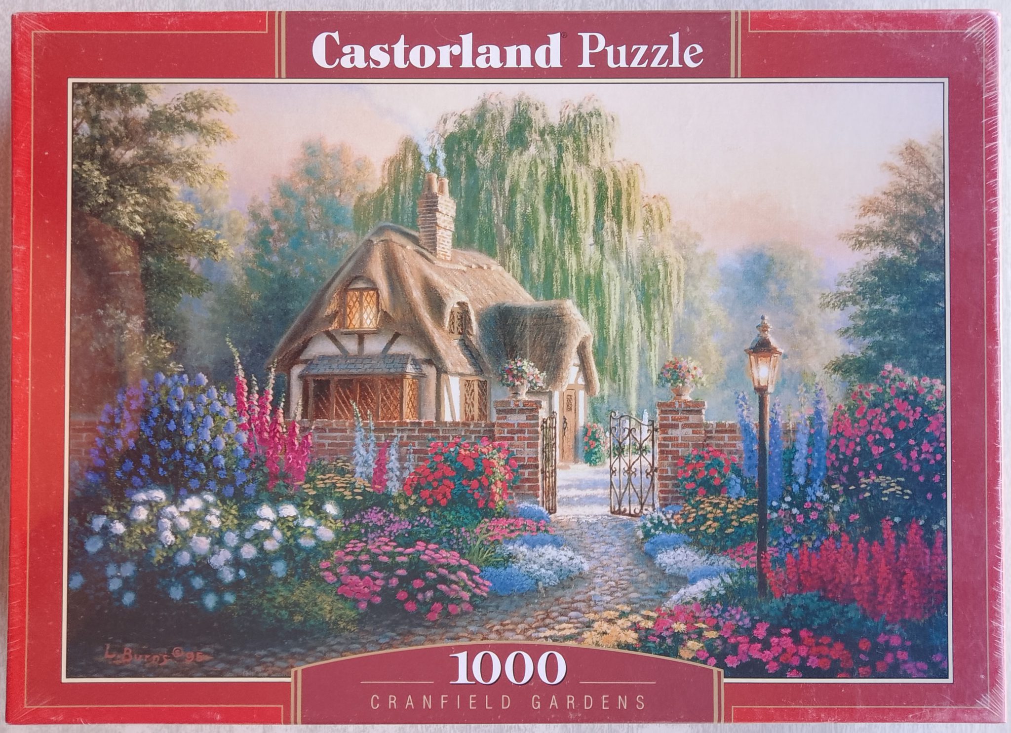 1000, Castorland, Cranfield Gardens, Burns - Rare Puzzles