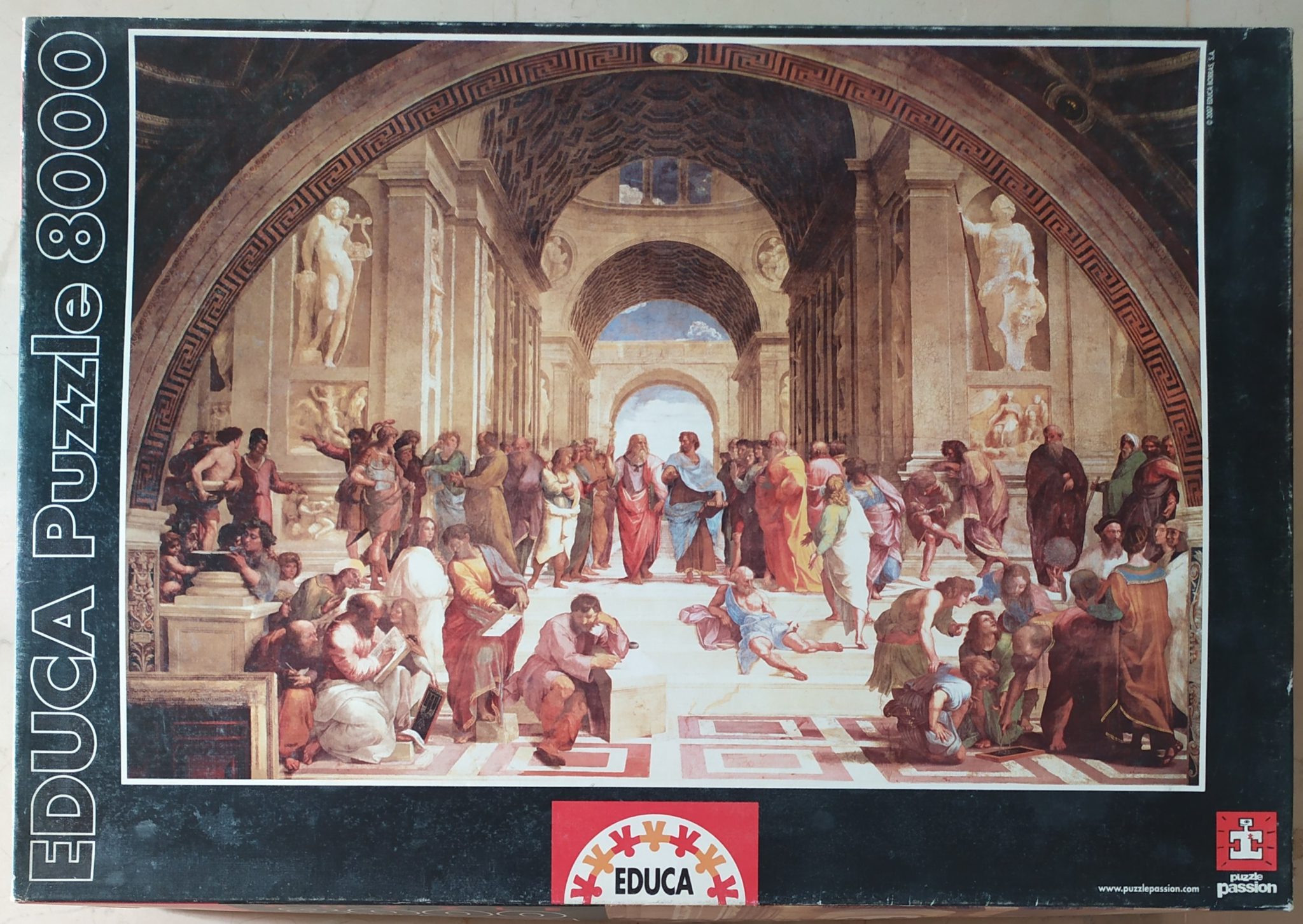 3000, Clementoni, The School of Athens, Raphael - Rare Puzzles