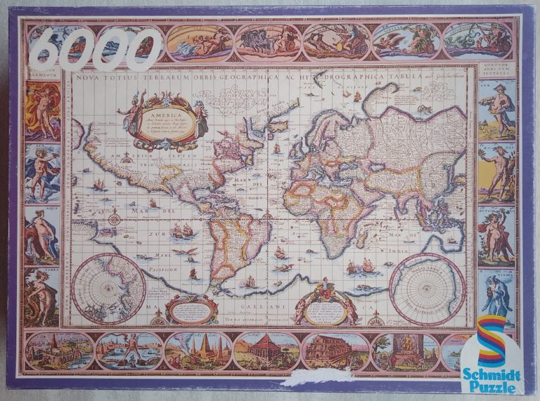 6000, Schmidt, Ancient World Map, Willem Blaeu - Rare Puzzles