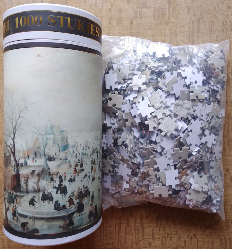 1000, Rijksmuseum, Winter Landscape with Skaters - Rare Puzzles