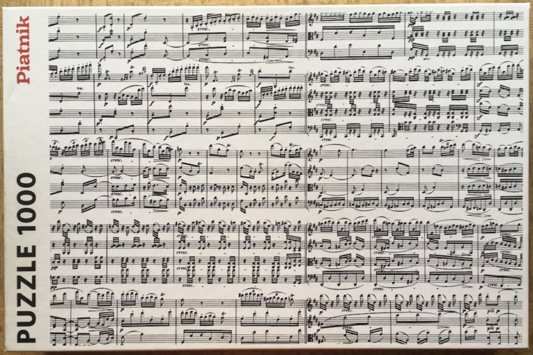 1000, Piatnik, Musical Notes - Rare Puzzles