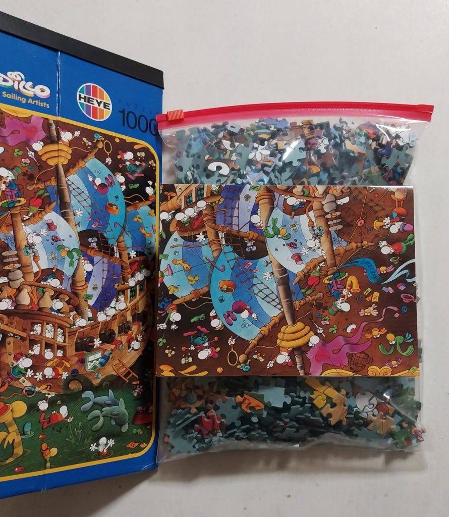 1000, Heye, Sailing Artists, Guillermo Mordillo - Rare Puzzles