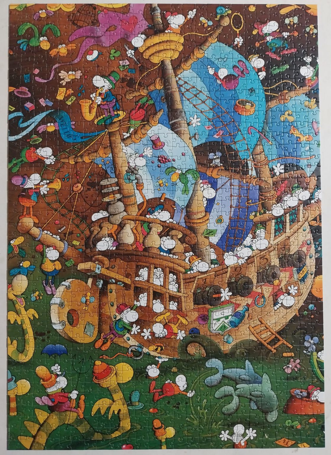 1000, Heye, Sailing Artists, Guillermo Mordillo - Rare Puzzles