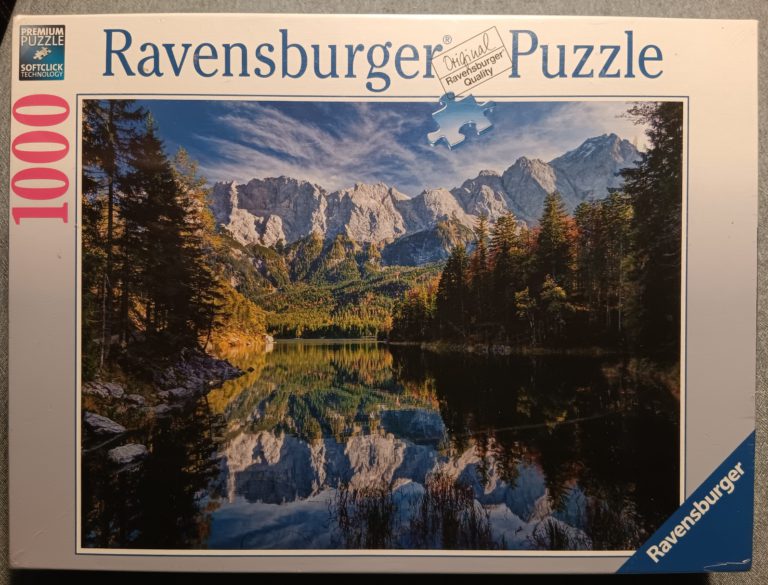 1000, Ravensburger, Eib Lake , Germany - Rare Puzzles